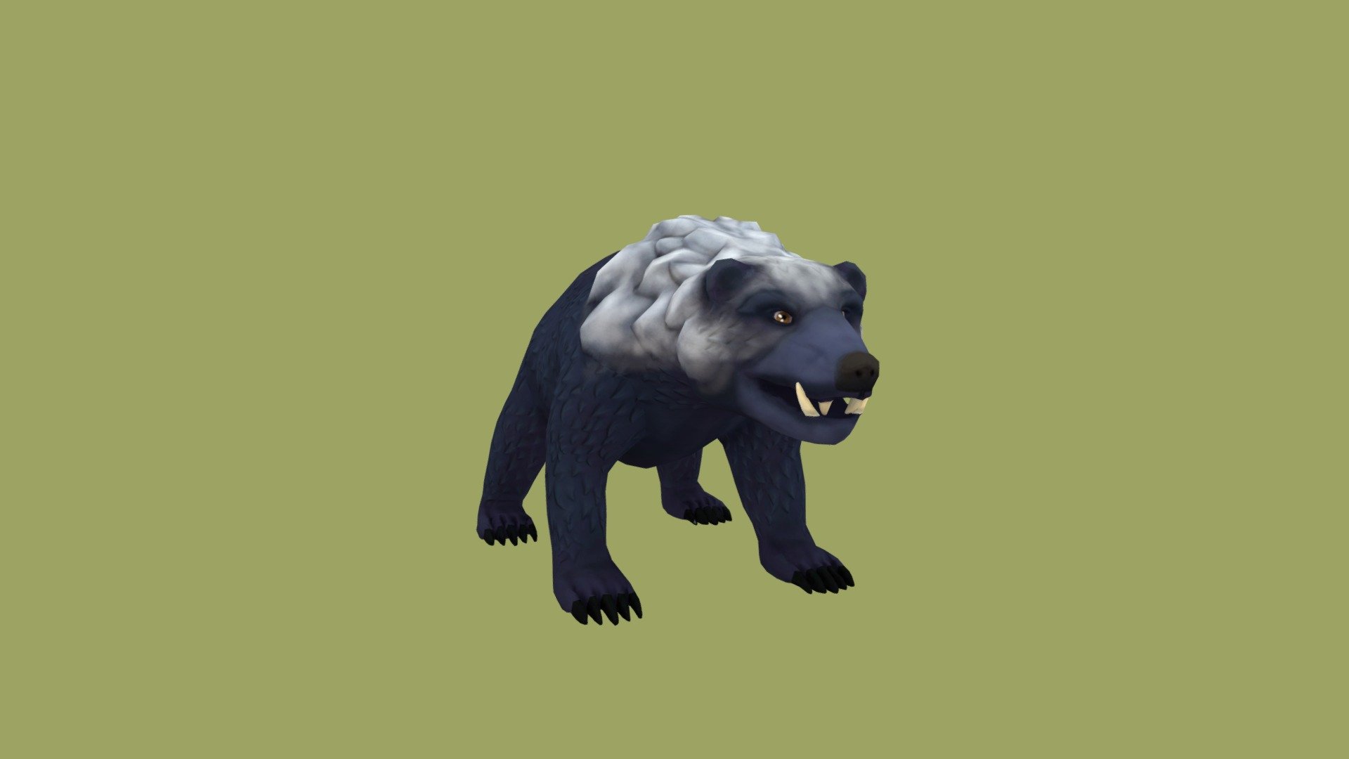 Stylized Bear - 3D model by jernerlern [2f86882] - Sketchfab