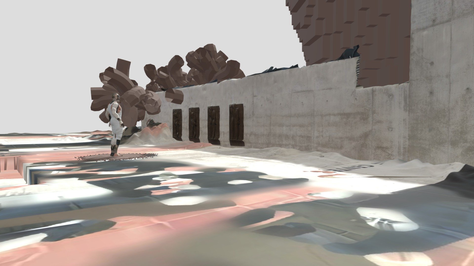 UCLA - Download Free 3D model by T.C. (@ffmaer) [2f86c2f] - Sketchfab