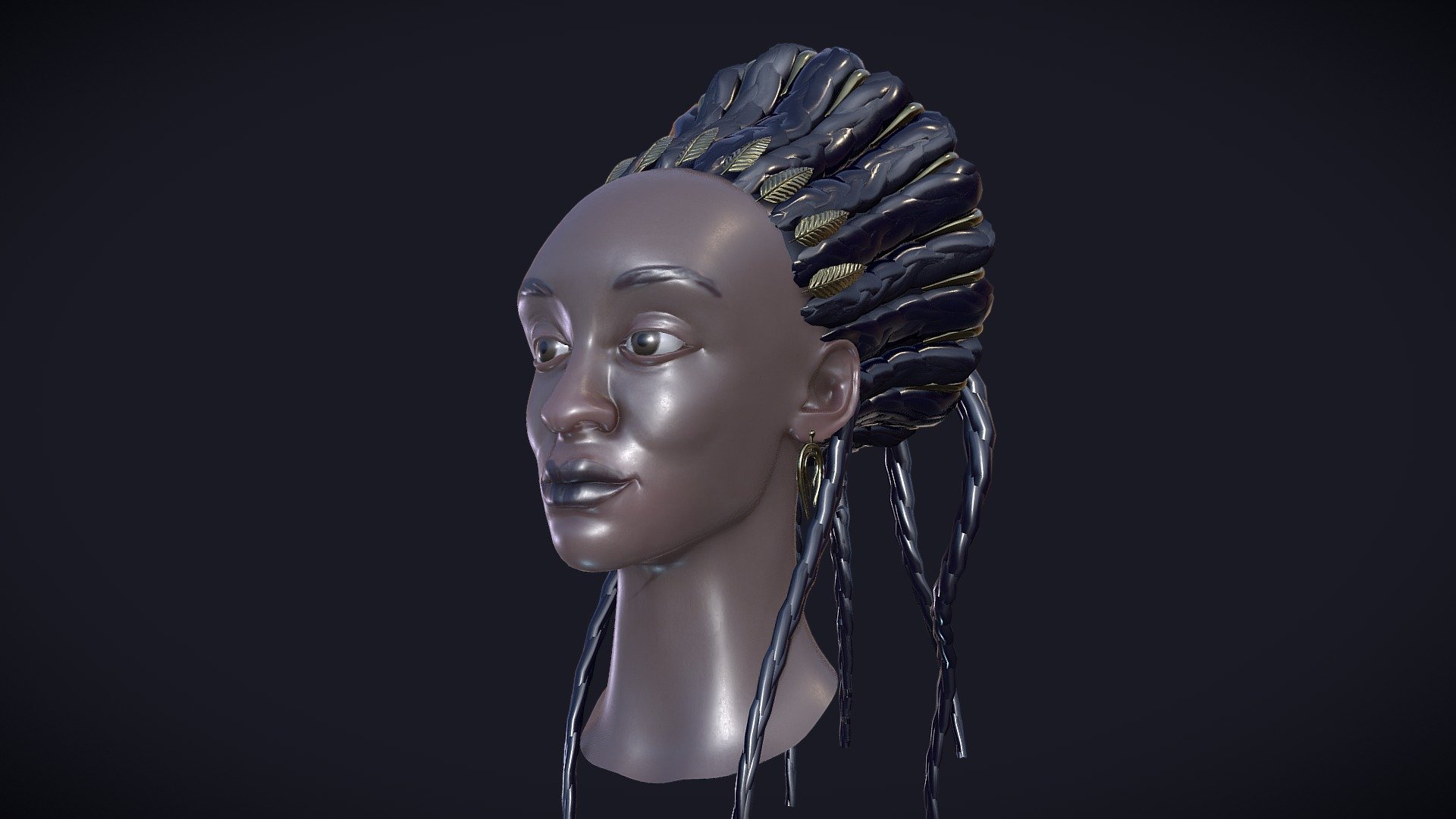 Mangbetu Woman Sculpt - 3D model by DuqueGeoffrey [2f87324] - Sketchfab