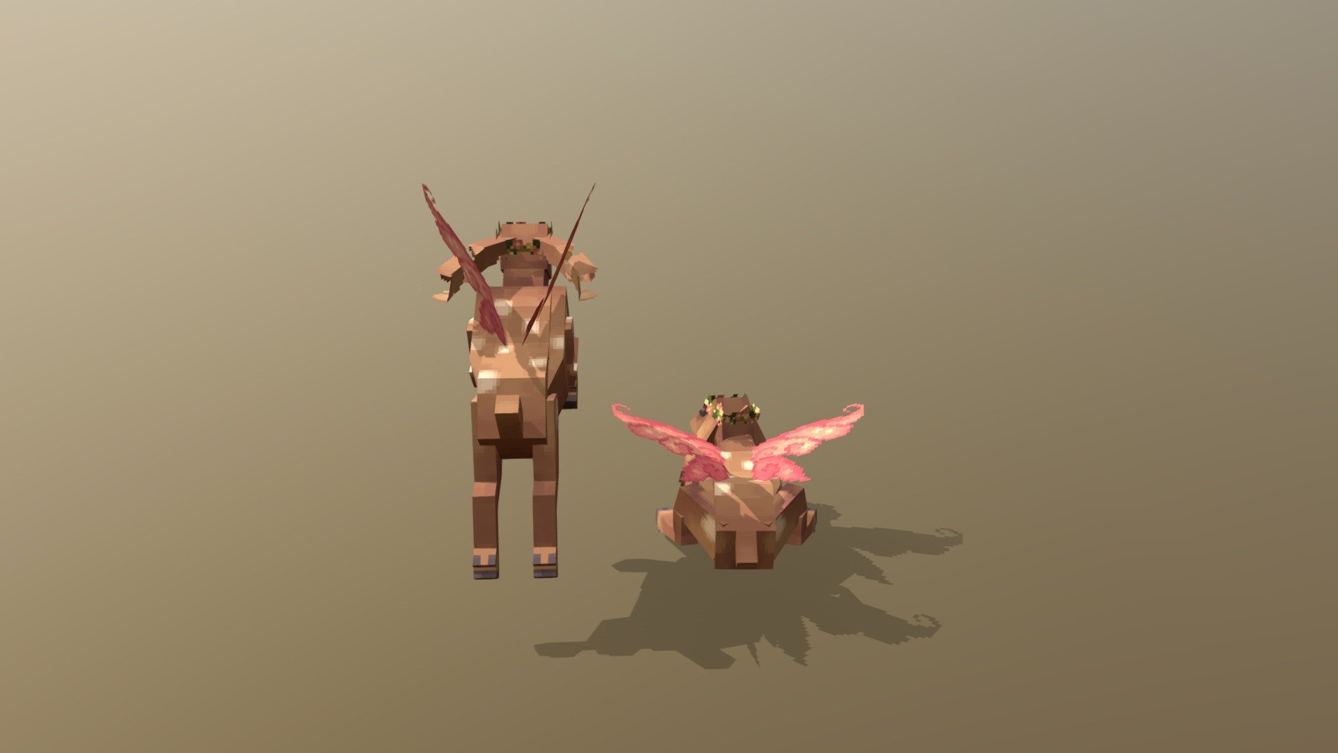 fairy goat - 3D model by txyme [2f87ba9] - Sketchfab