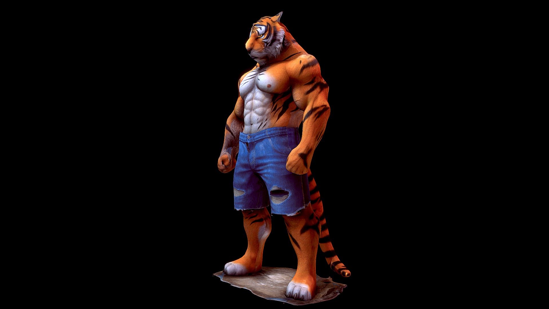 Fierce Strength - Download Free 3D model by Andrés (@andres.irribarra ...