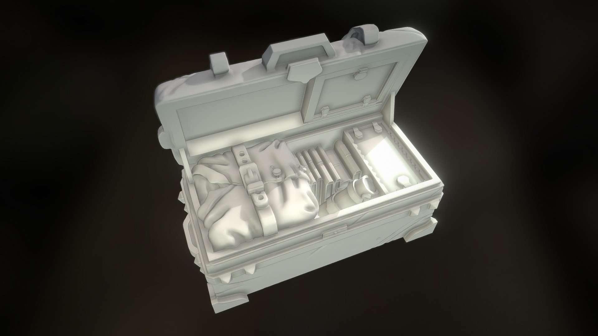 Miniature 3D Printable Chest / Trunk - 3D model by Rita Puhakka ...
