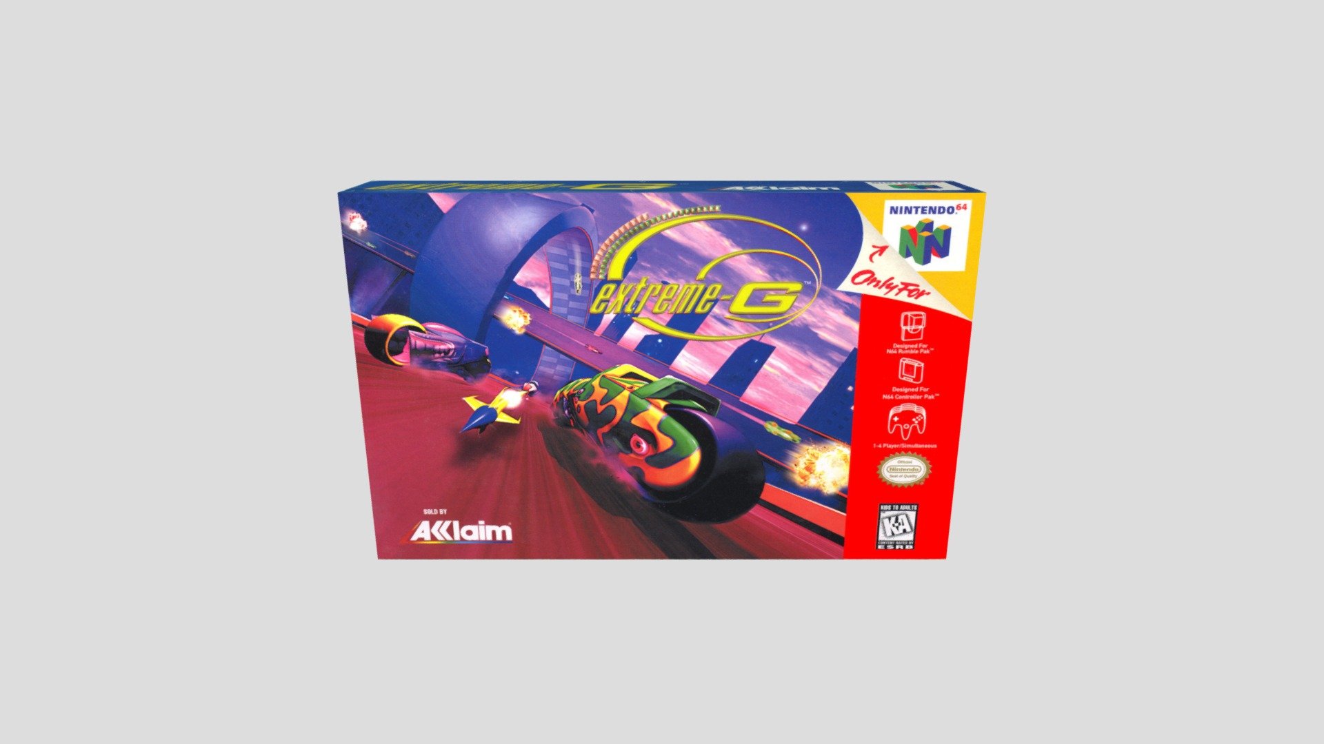Extreme G Nintendo N64 Box - 3D model by eddie.ecklund [2f8be7a ...