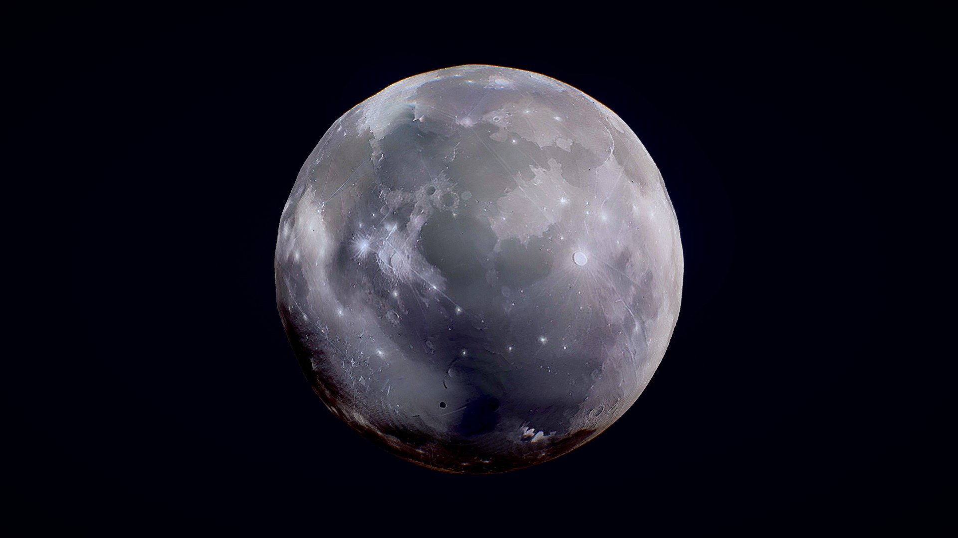 3D model of moon - Download Free 3D model by Verticle [2f8ebf4] - Sketchfab