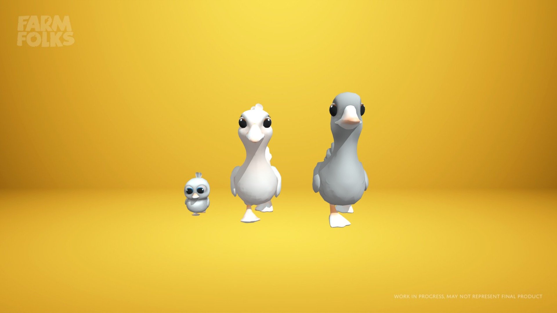 Goose Family Walking Animation [Farm Folks] - 3D model by Crytivo ...