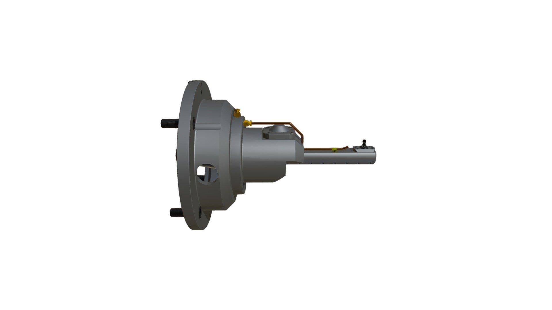 Angled Milling Head - 3D model by cogsdill [2f8fb55] - Sketchfab