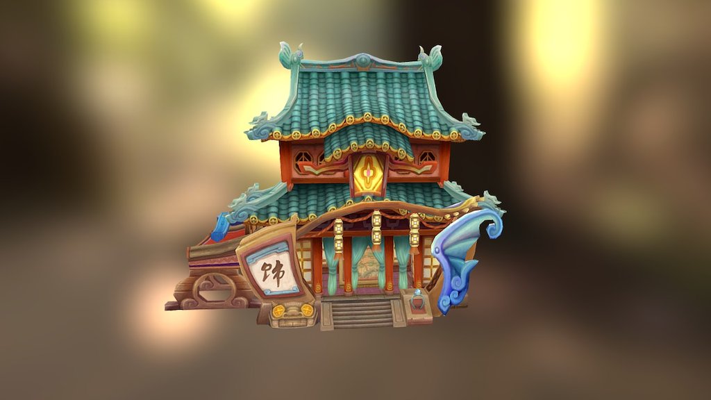 Chinese Building - 3D model by Amaa It Solutions Pvt Ltd (@amaa ...