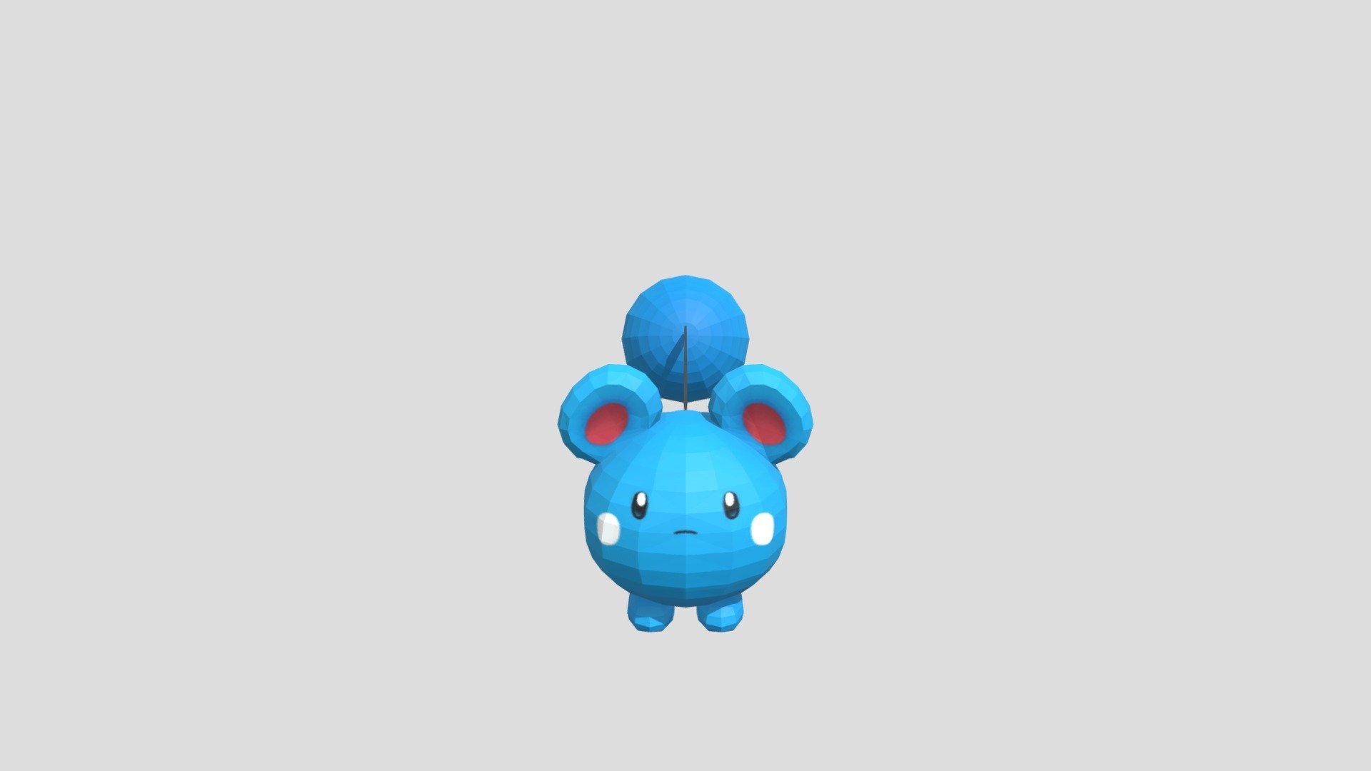 Azurill - Download Free 3D model by nguyenlouis32 [2f95095] - Sketchfab