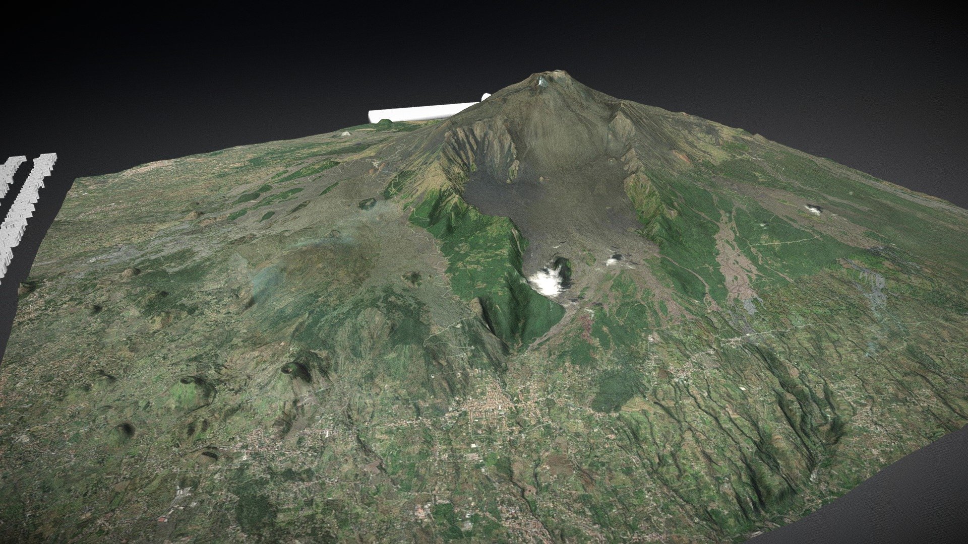 Mount Etna, Sicily, Italy (x2) - Download Free 3D model by Carraig Nua ...