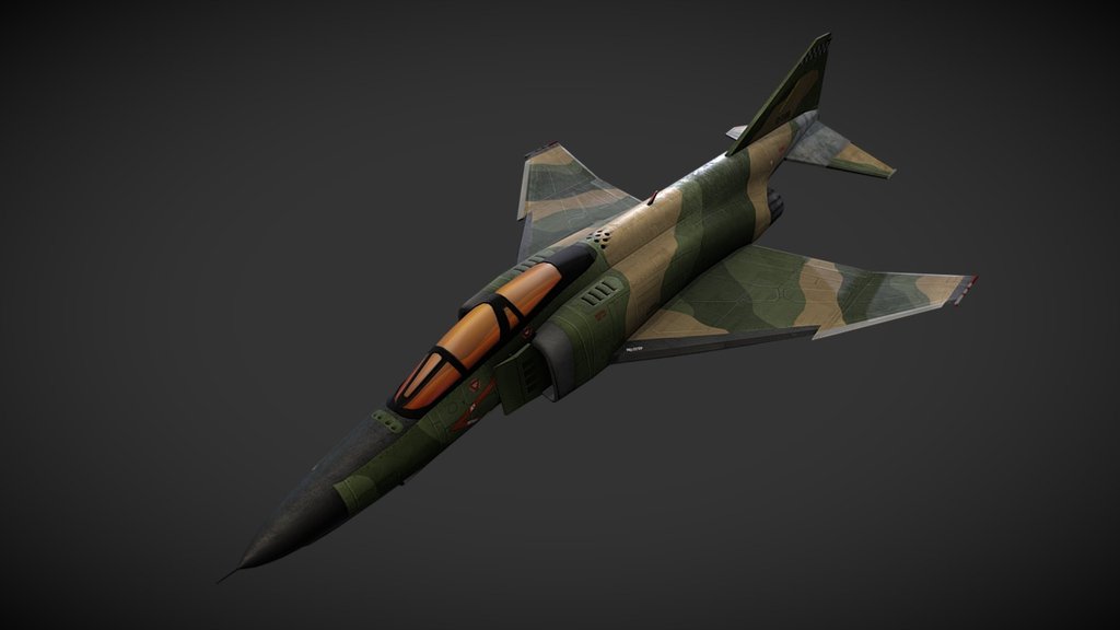 F4-E Phantom - 3D model by brandenbrushett [2f96a9c] - Sketchfab