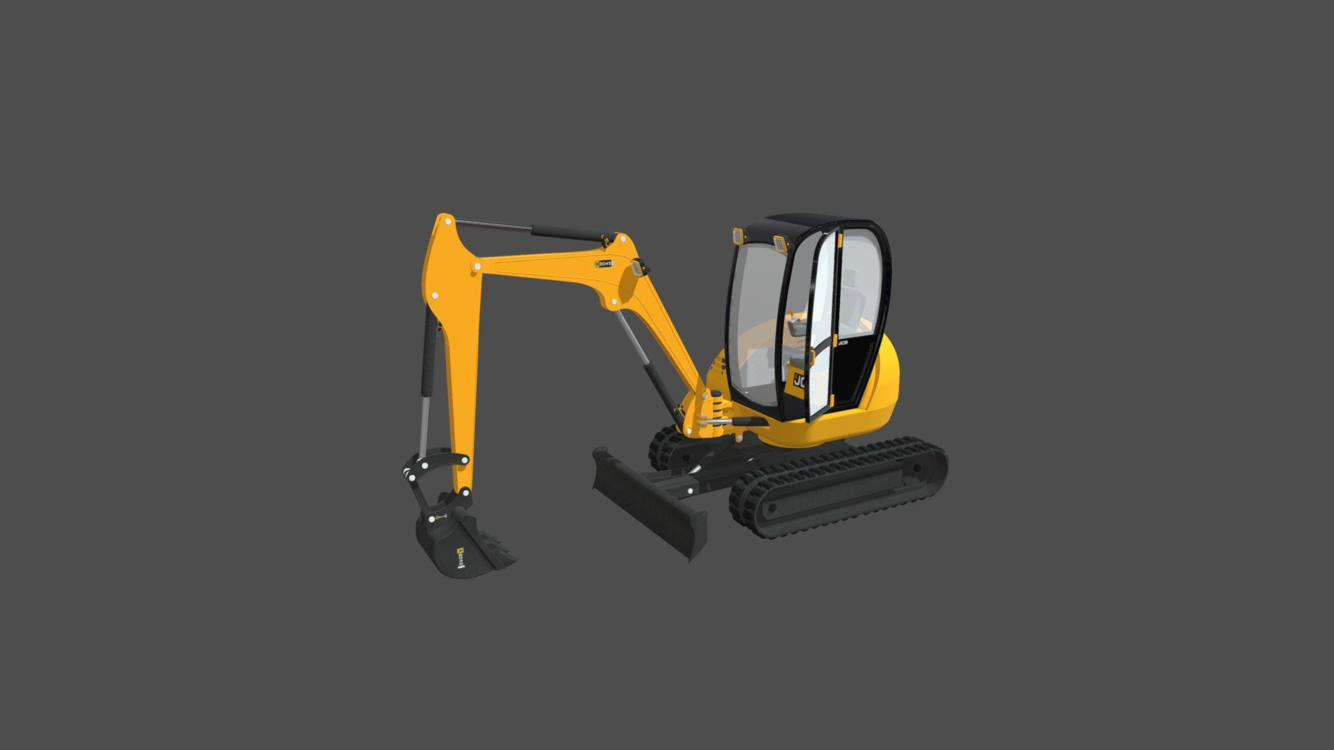 JCB - Download Free 3D model by Keith.Pearey [2f96c2f] - Sketchfab
