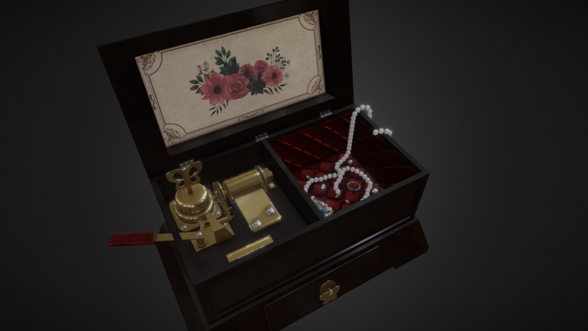 Jewelry Music Box Animated - 3D model by Karen Curiqueo (@KarenCuriqueo ...