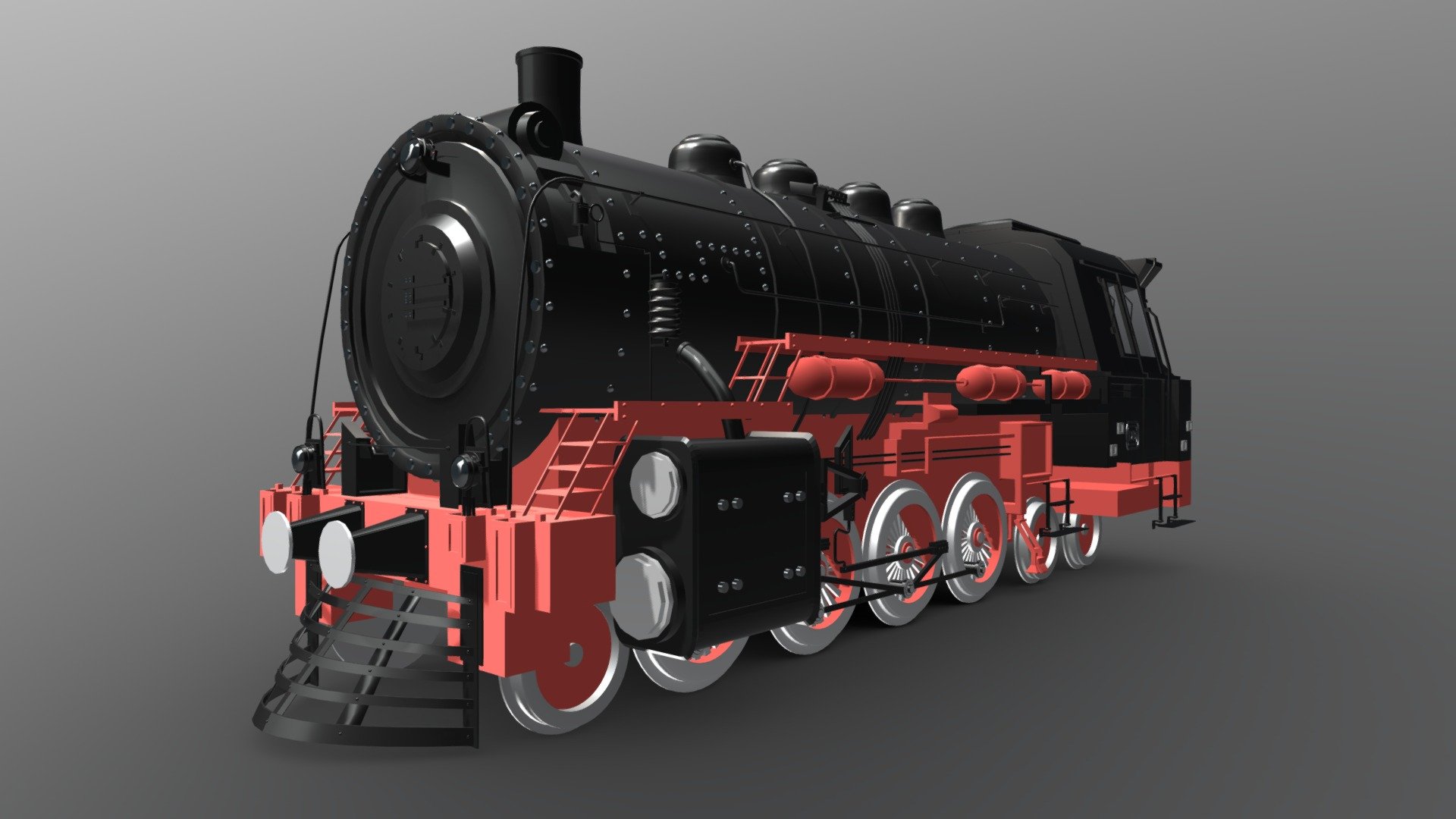 3D Steam Locomotive Project - 3D model by nikol_manolova [2f9935f ...