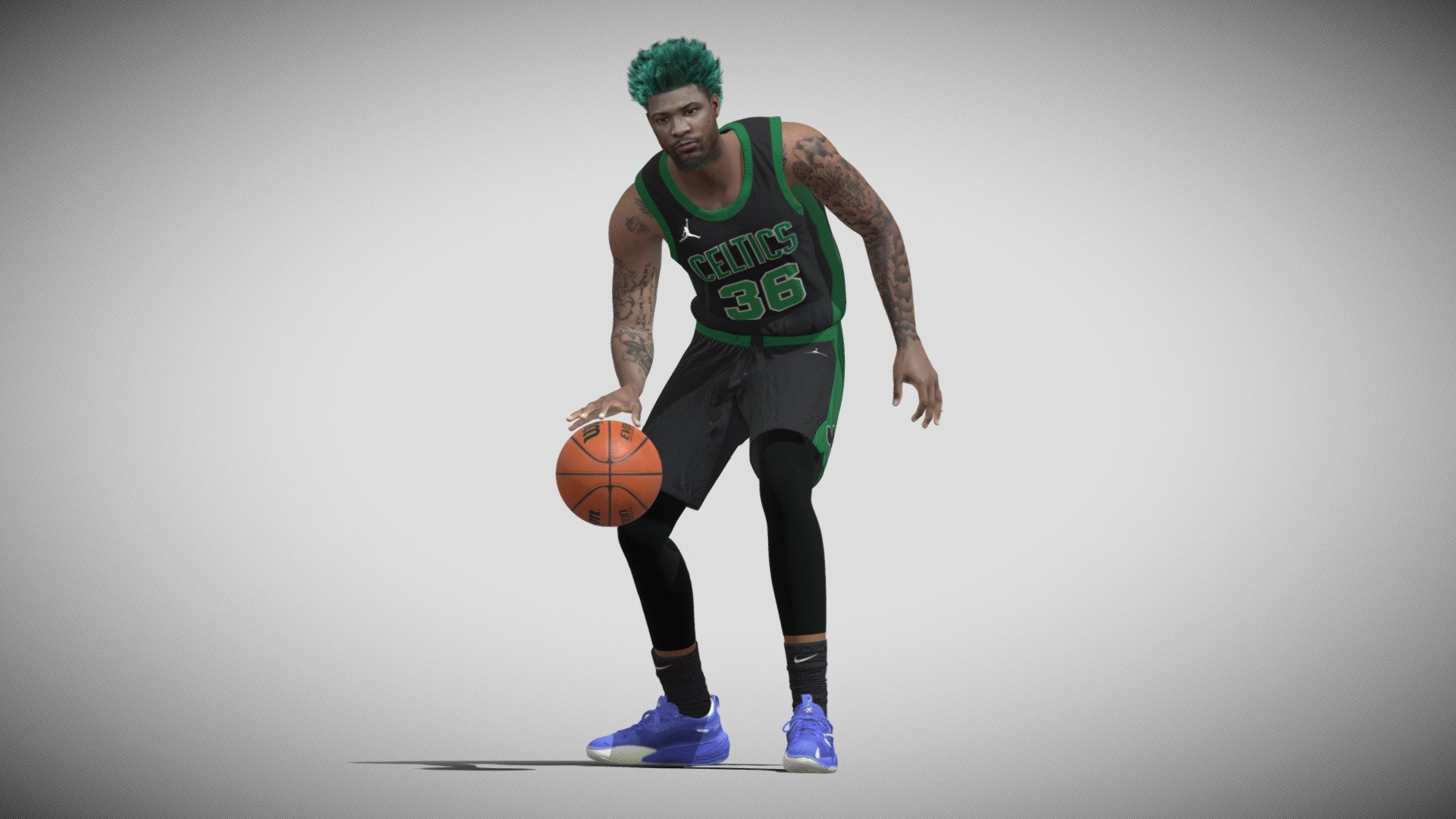3D Rigged Marcus Smart NBA - 3D model by NBA basketball player ...