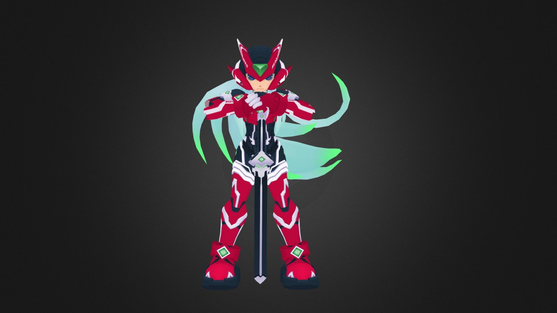 Megaman X Dive(MMZERO) Mythos Zero - Download Free 3D model by ...
