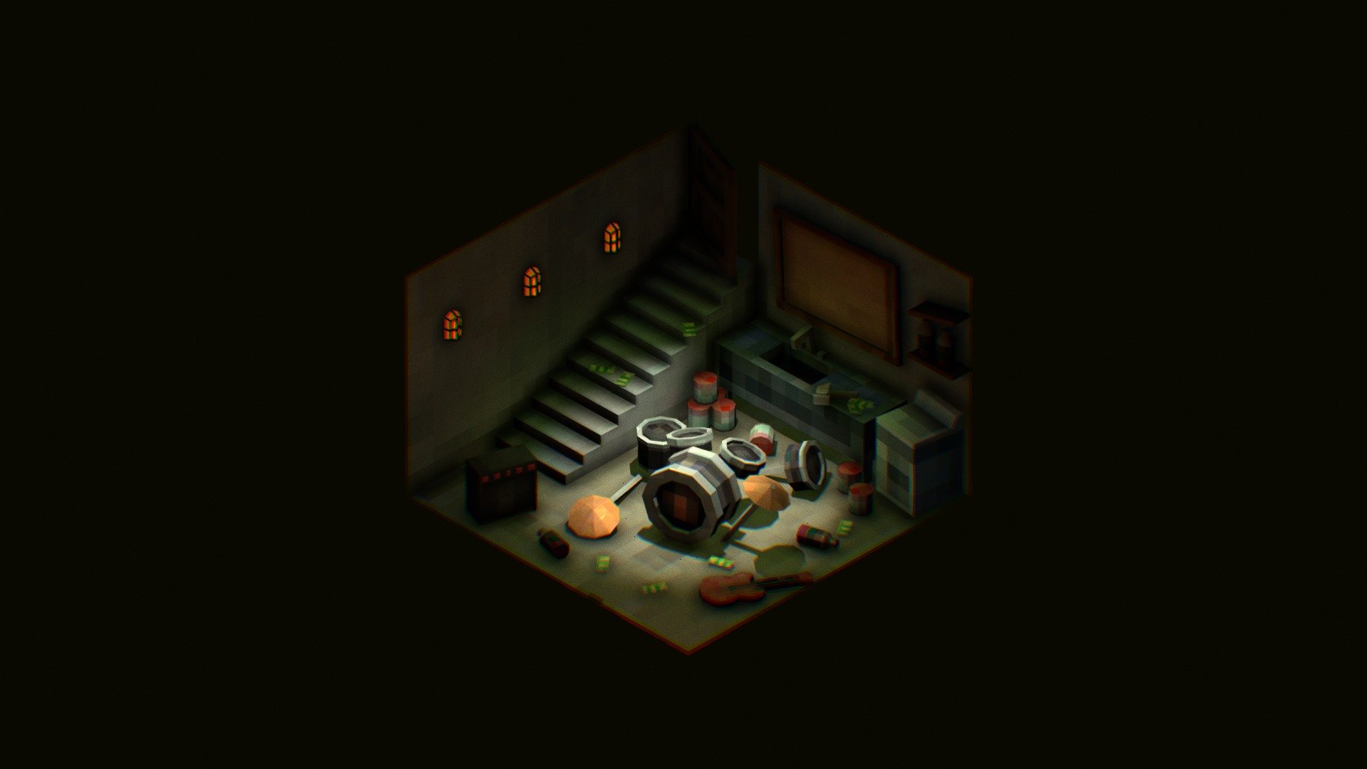 Basement - Download Free 3D model by Aaron64 [2f9e491] - Sketchfab