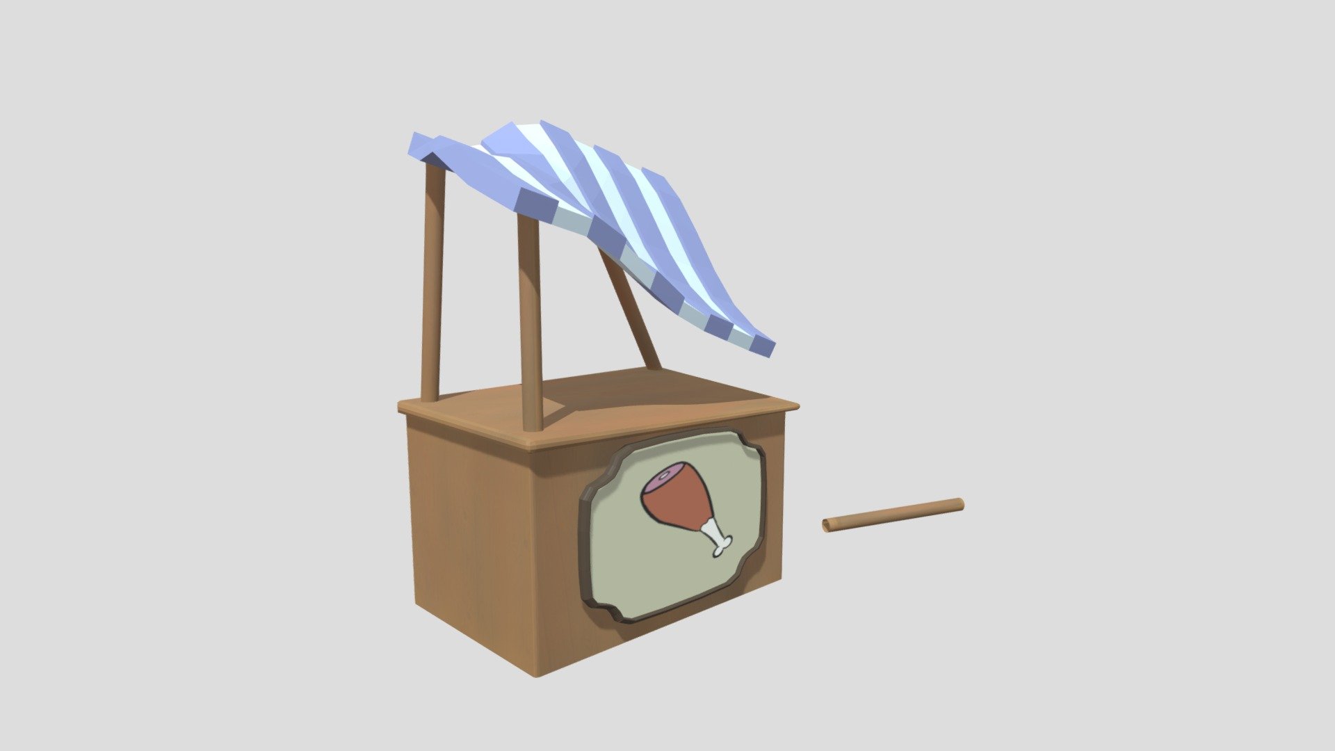 Market Stall 3 - Download Free 3D model by jakerc10 [2f9f77d] - Sketchfab