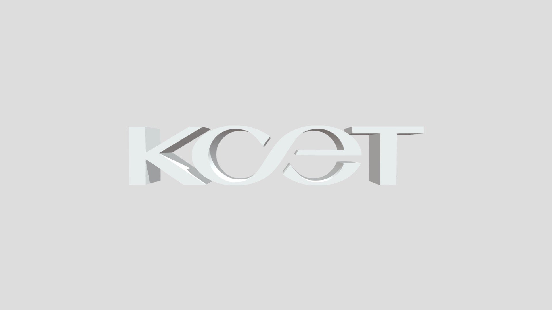 KCET 28 Los Angeles - 2011-2017 Logo - Download Free 3D model by ...