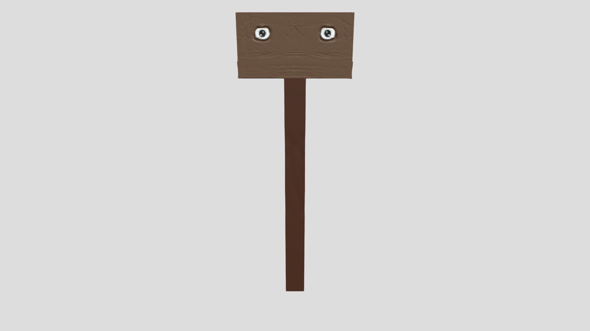 sign with a face - 3D model by nicholas karapie (@nikolaykarapetyan09 ...