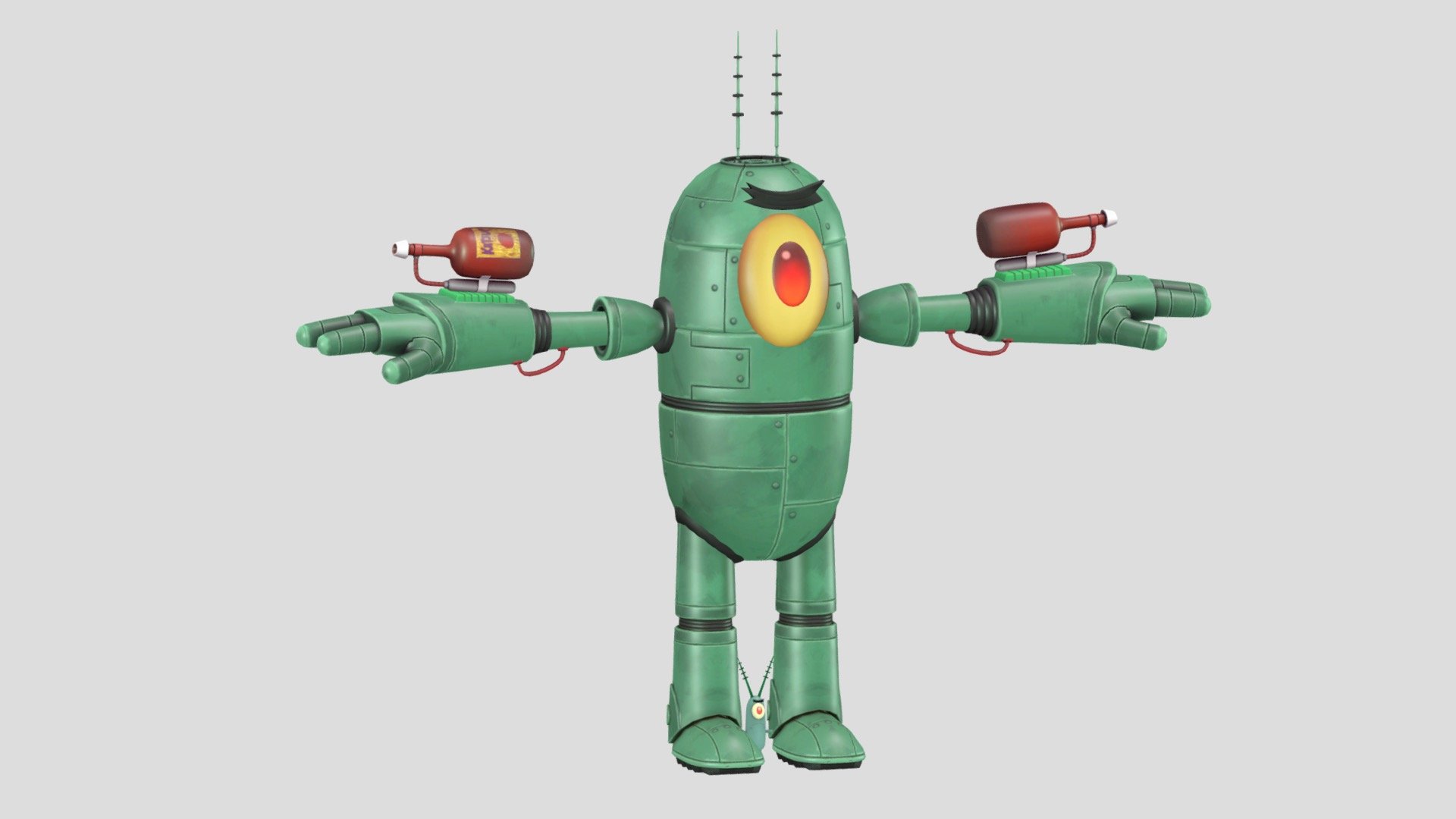 NASB 2 - Mecha Plankton - Download Free 3D model by SMF Features ...