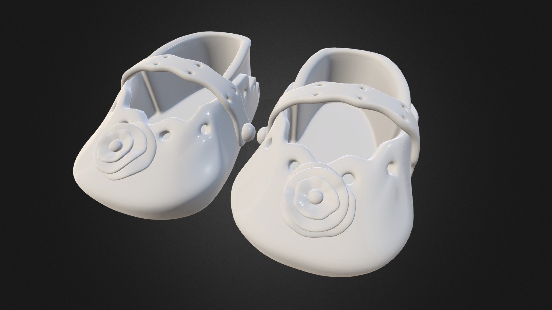 Baby Shoes - 3D model by Milan Adamov (@MilanAdamov) [2fa1c4d] - Sketchfab