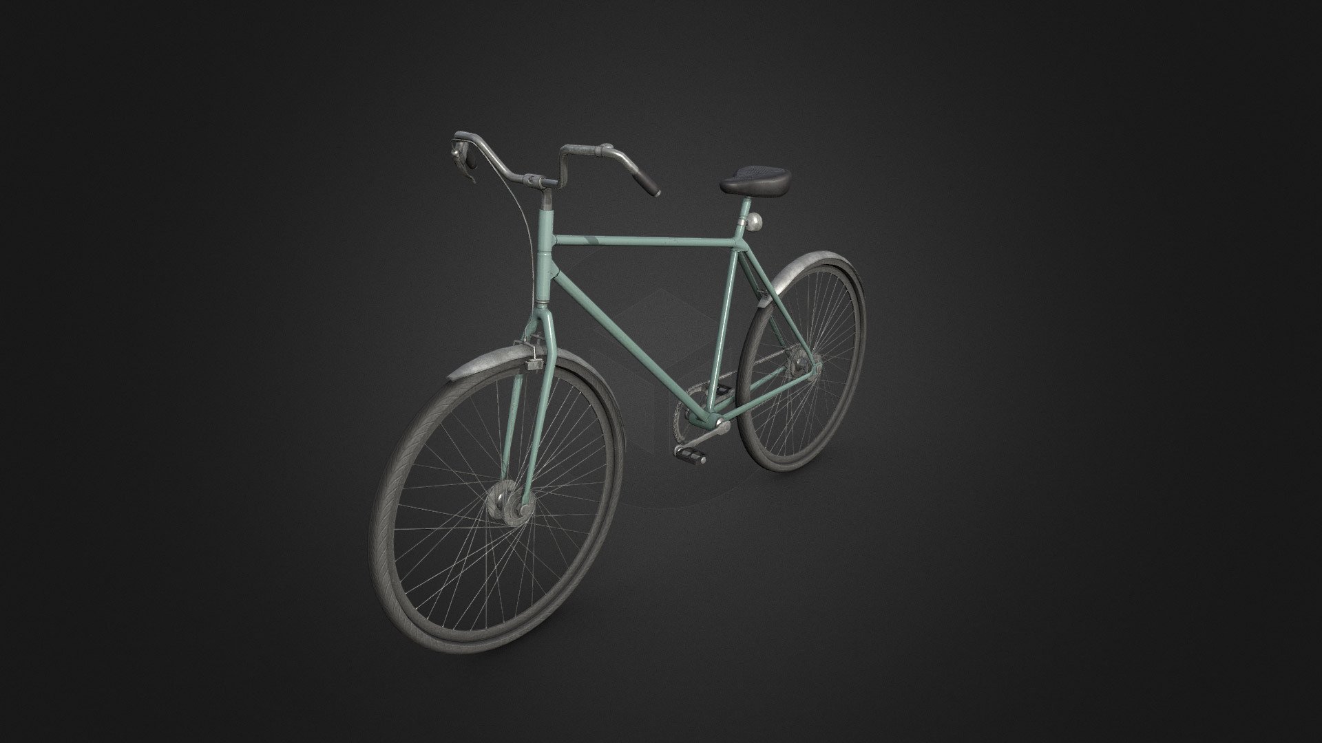 1980s ish Bicycle - 3D model by Showdoze [2fa2399] - Sketchfab