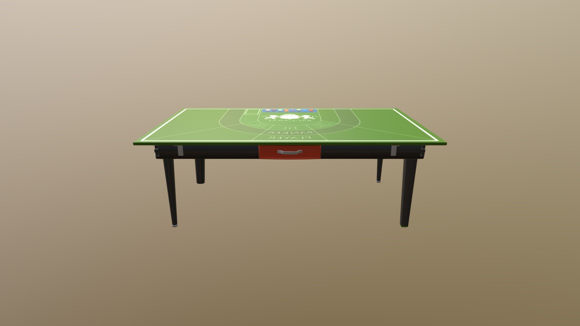 Rust: Baccarat Table - 3D model by cisox [2fa289e] - Sketchfab