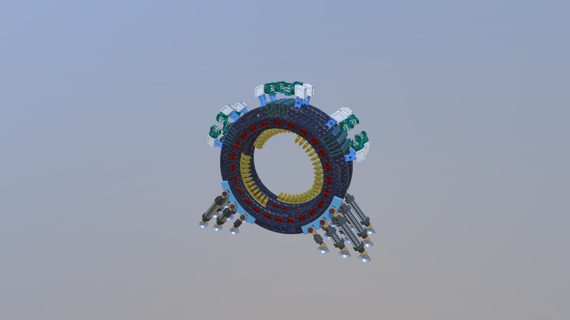 Nanoparticles generator - 3D model by Faishalin [2fa645a] - Sketchfab