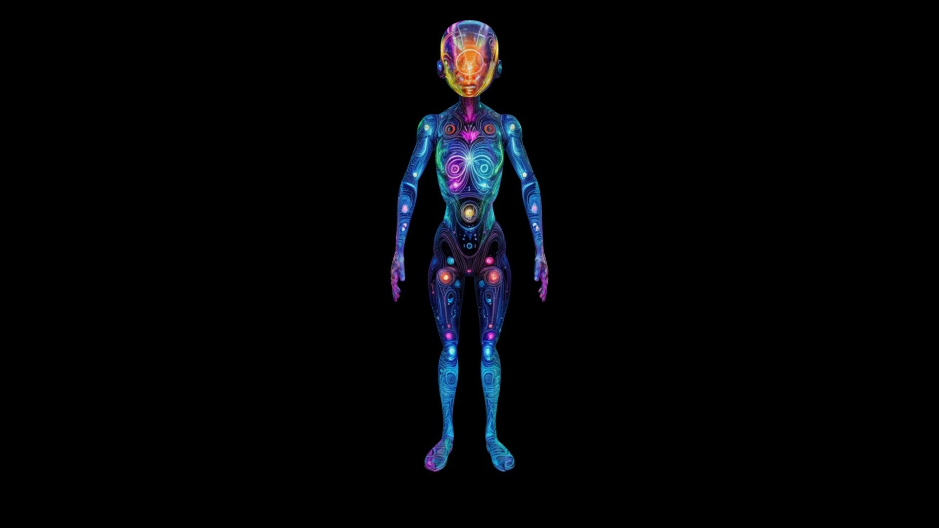 Meshy body painting Emily Lewis - Download Free 3D model by klrxyz ...