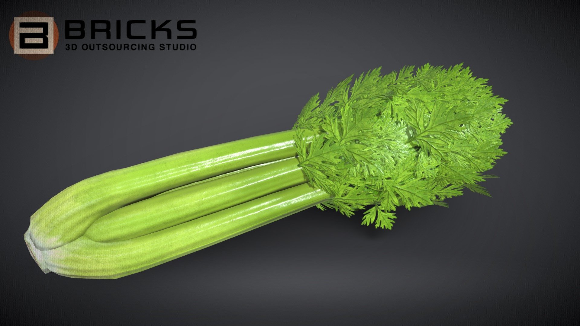 Celery - Buy Royalty Free 3D model by Bricks Studio (@bricks3dstudio ...