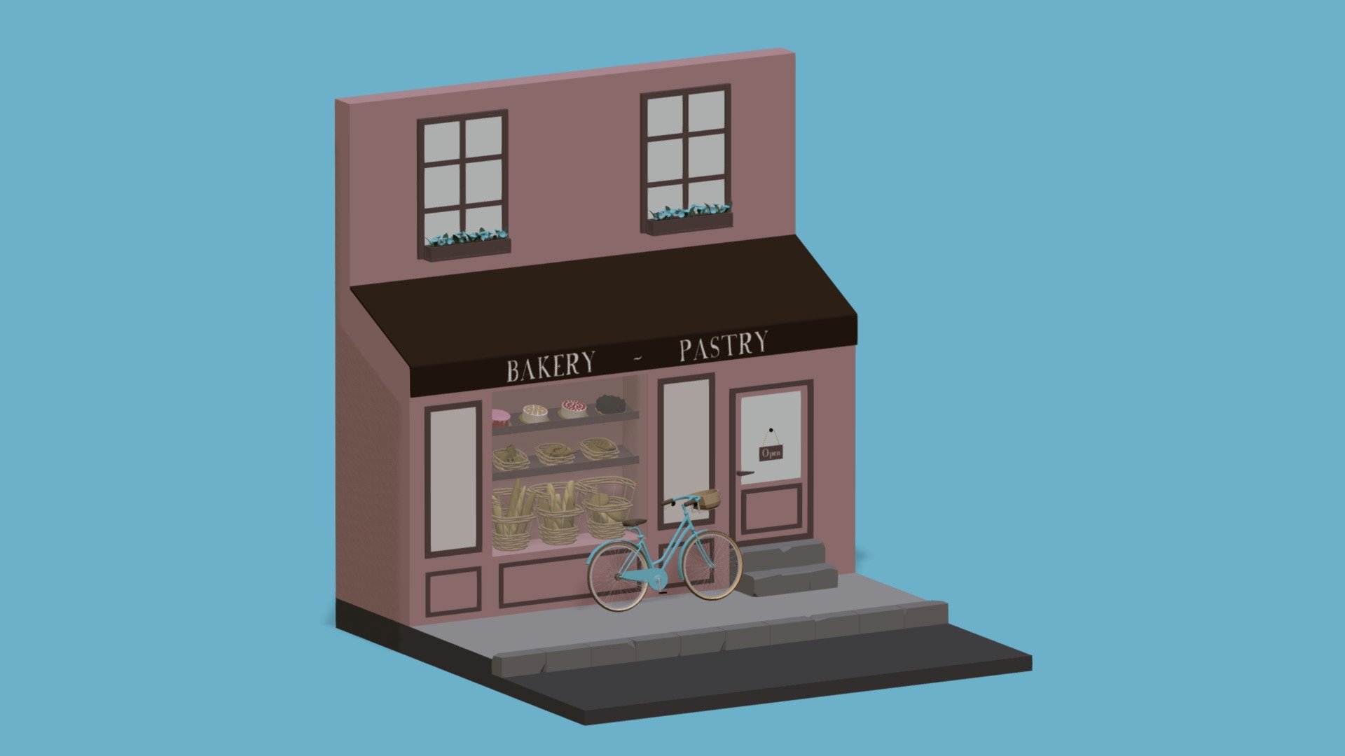 Bakery - Buy Royalty Free 3D model by ApprenticeRaccoon [2fa8a87 ...