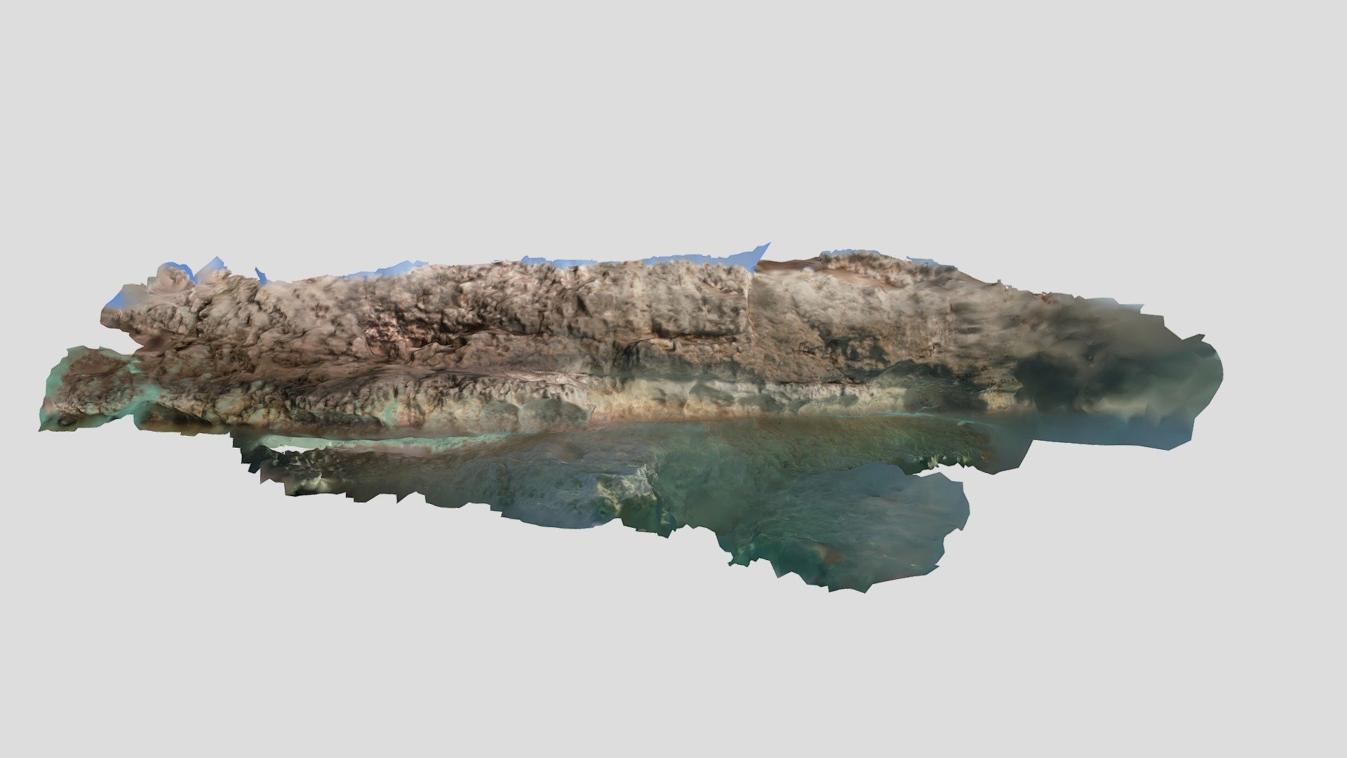 3D model of Cala Uccello, Lampedusa - Zone 2 - 3D model by Valeria ...