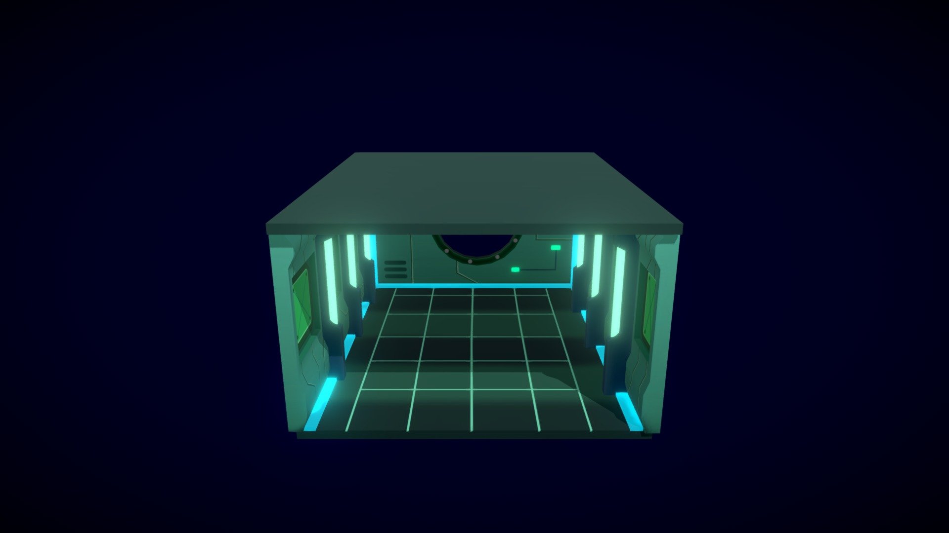 Alien Editor Room - 3D model by quintvld [2faaf23] - Sketchfab