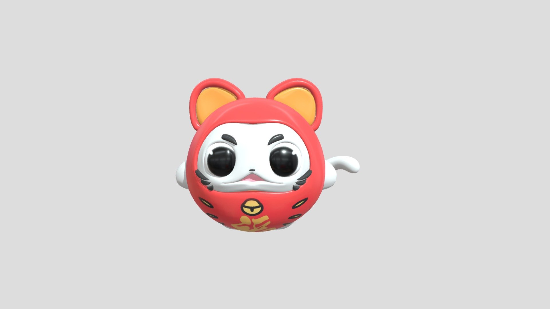 Daruma 2 - 3D model by sakuramoto [2fadae5] - Sketchfab