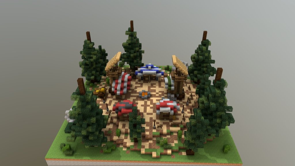 camp - 3D model by kaosriper [2fae977] - Sketchfab