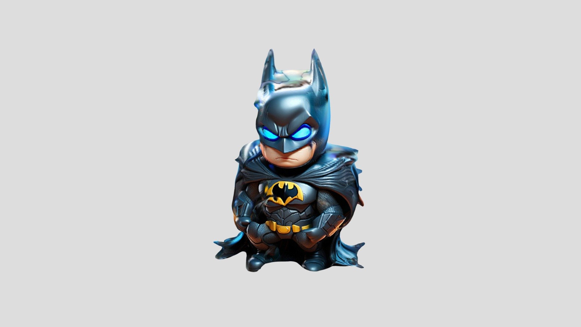 Cute Batman figurine on a black background A - Download Free 3D model ...