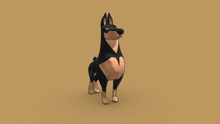 Doberman 3D models - Sketchfab