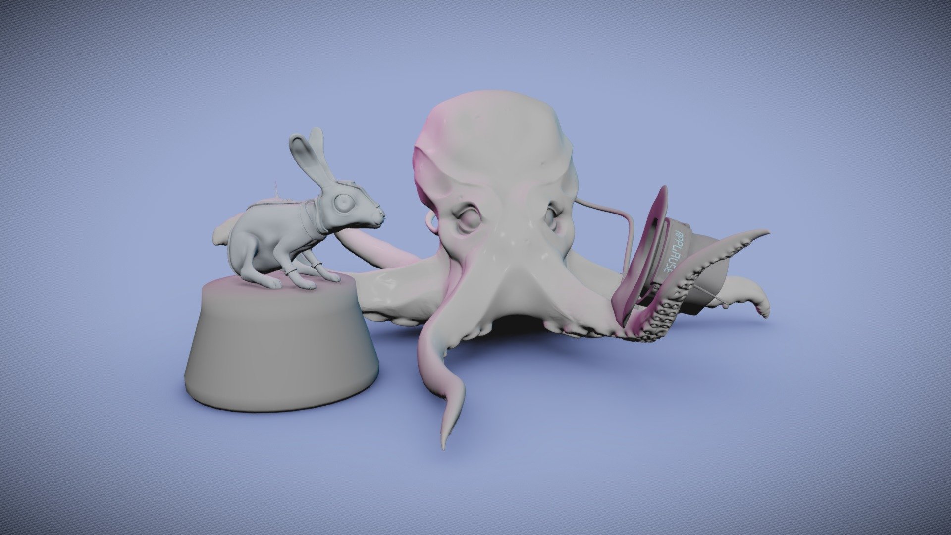 SciFi Circus Squid - 3D model by Keeek [2fb1517] - Sketchfab