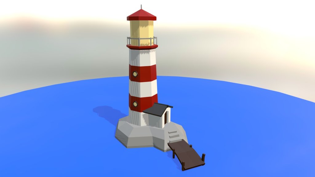 Lighthouse - 3D model by Callen [2fb5aa3] - Sketchfab