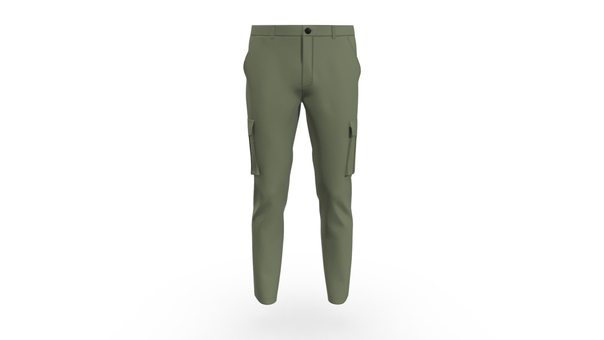 Men Cargo Pant - Buy Royalty Free 3D model by BINARYCLOTH ...