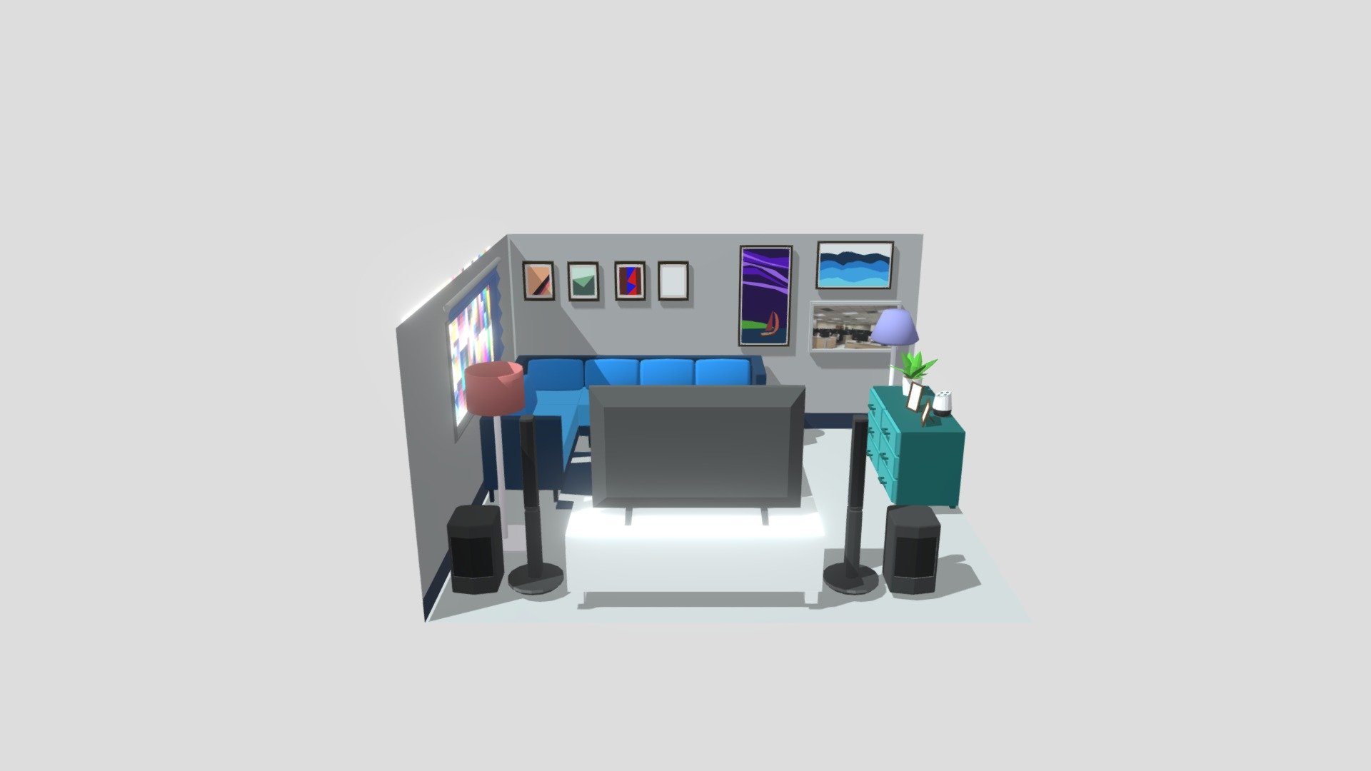 FirstRoom - 3D model by ericunity24 [2fbb326] - Sketchfab