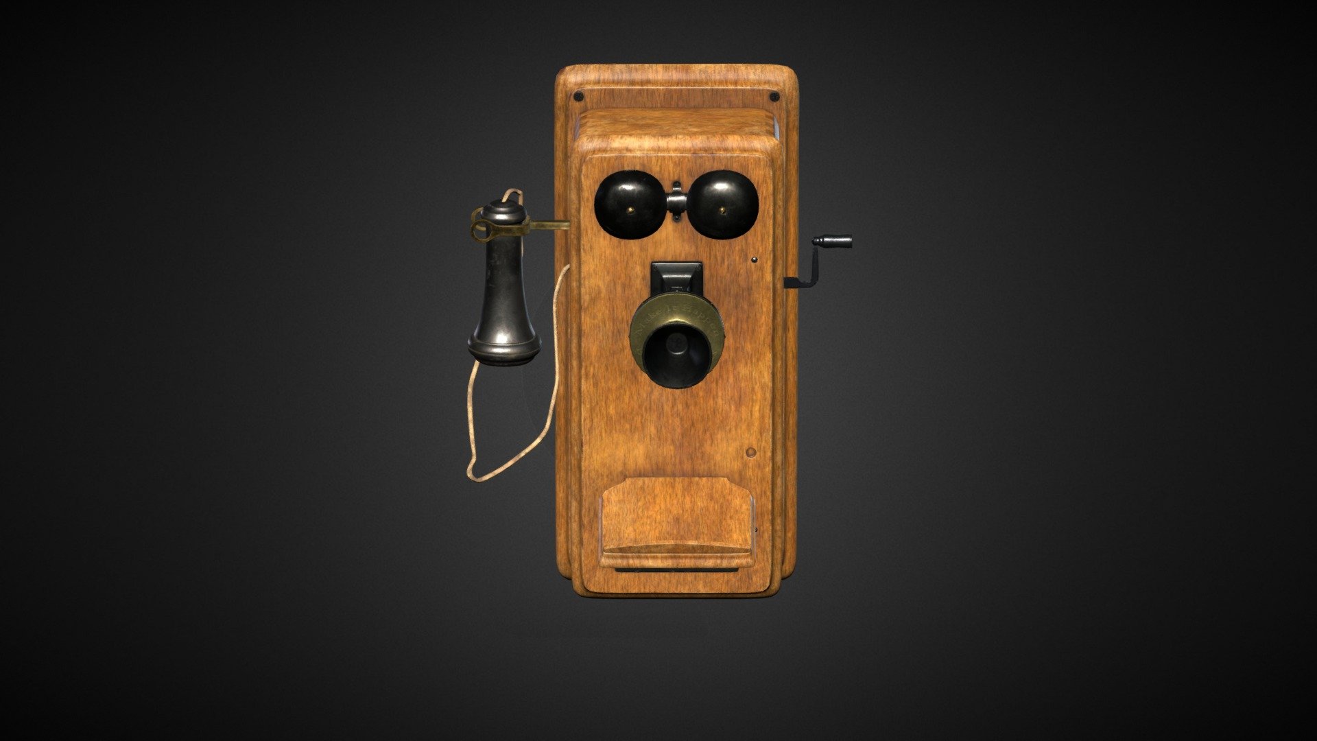 Old Telephone - 3D model by gabrieldestro [2fbb61f] - Sketchfab