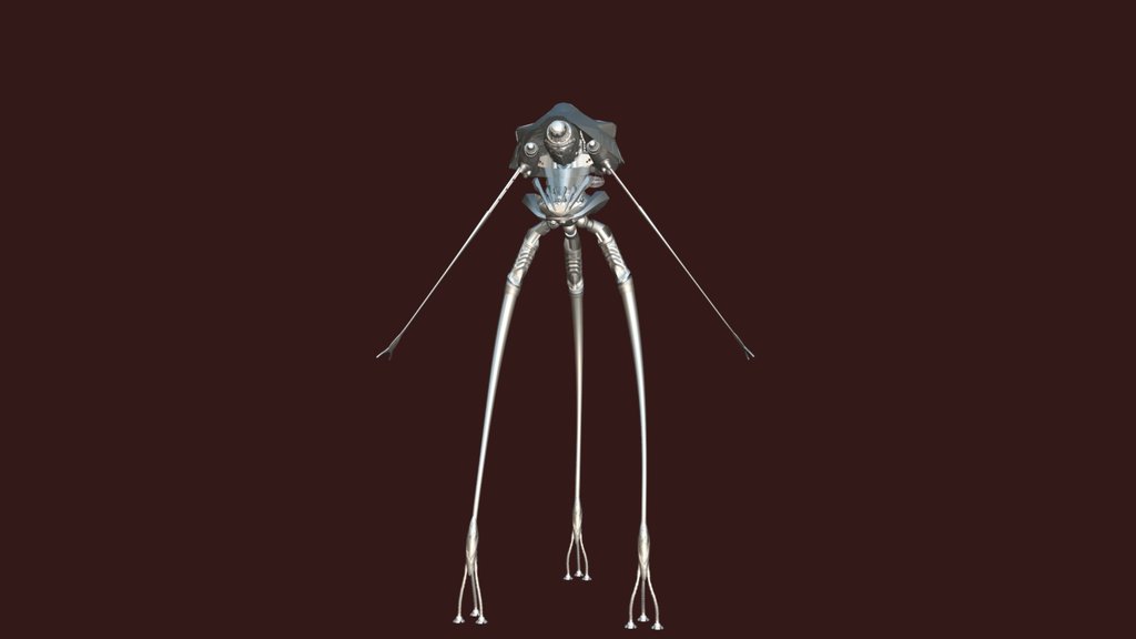 Four accurate 05 tripods - A 3D model collection by sage animations ...
