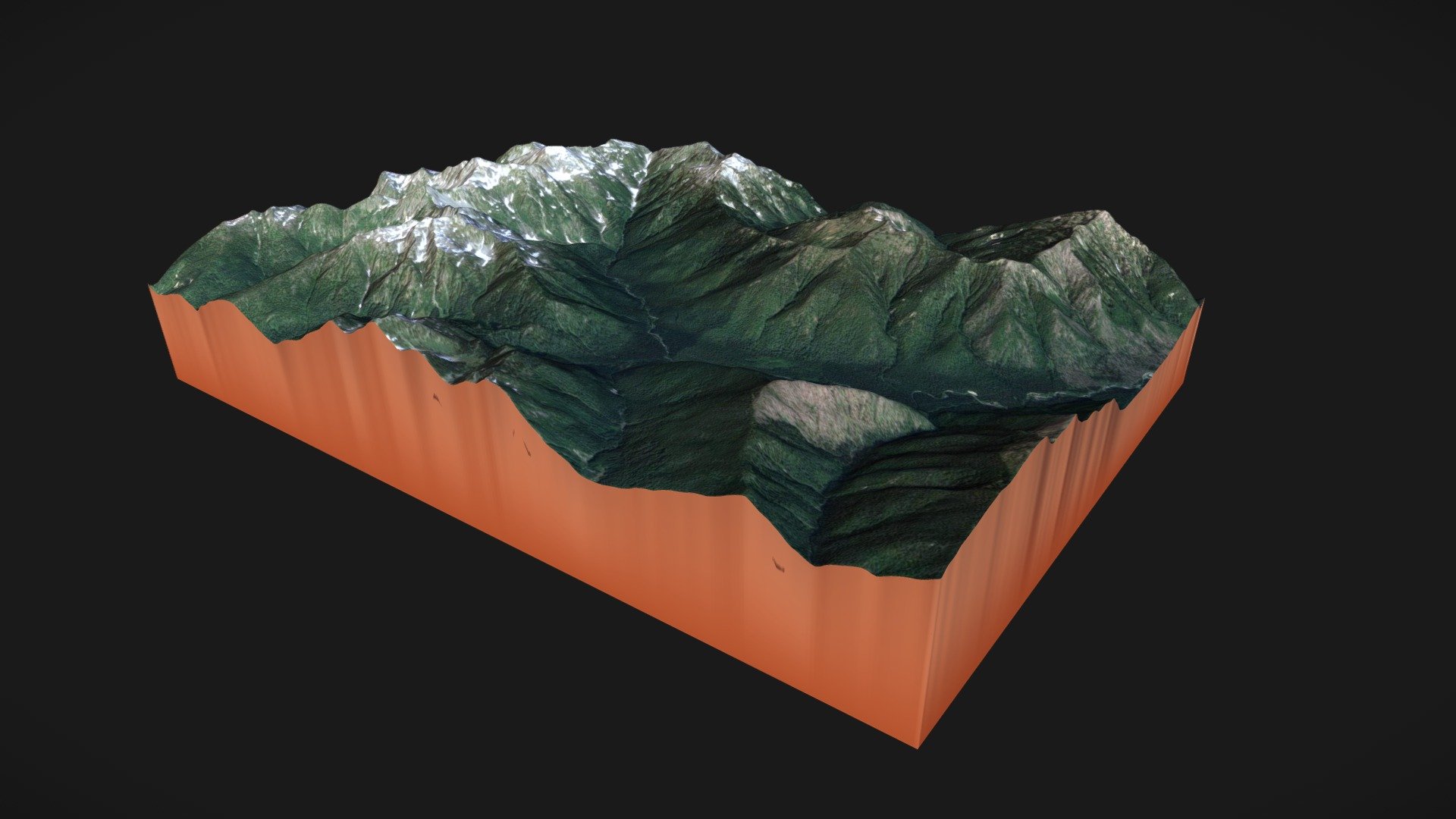 3d terrain - 3D model by ahmadakram556 [2fbbaef] - Sketchfab