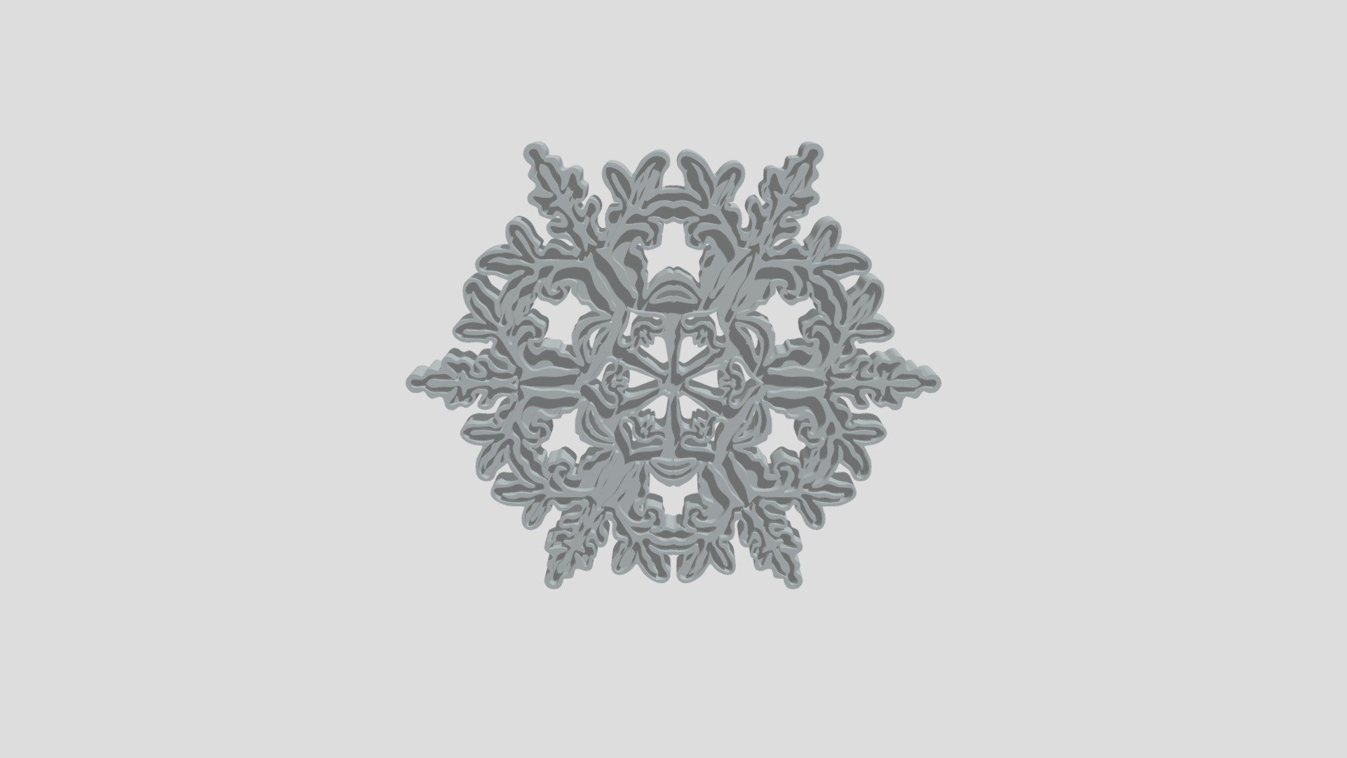 Snowflake - Download Free 3D model by Nikoś (@krwiopijca) [2fbc60e ...