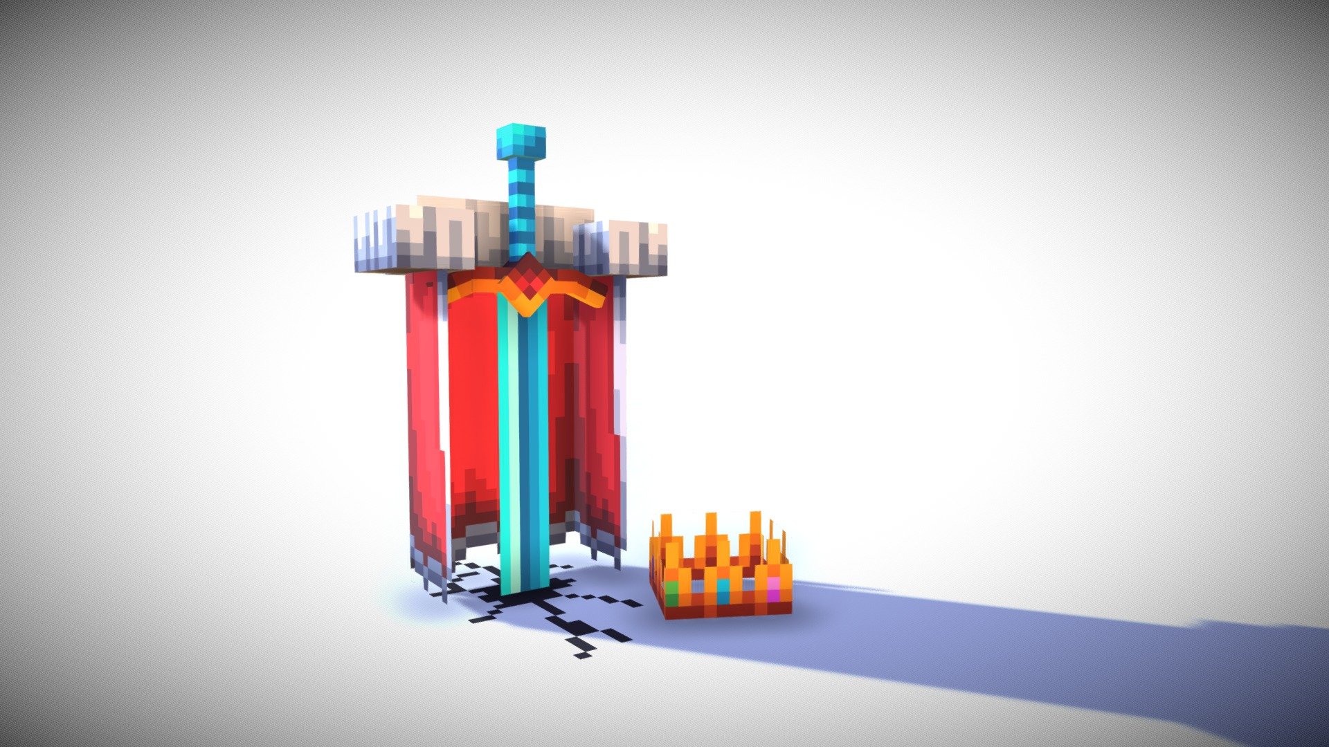 Technoblade - 3D model by kron (@kron3564) [2fbcce7] - Sketchfab