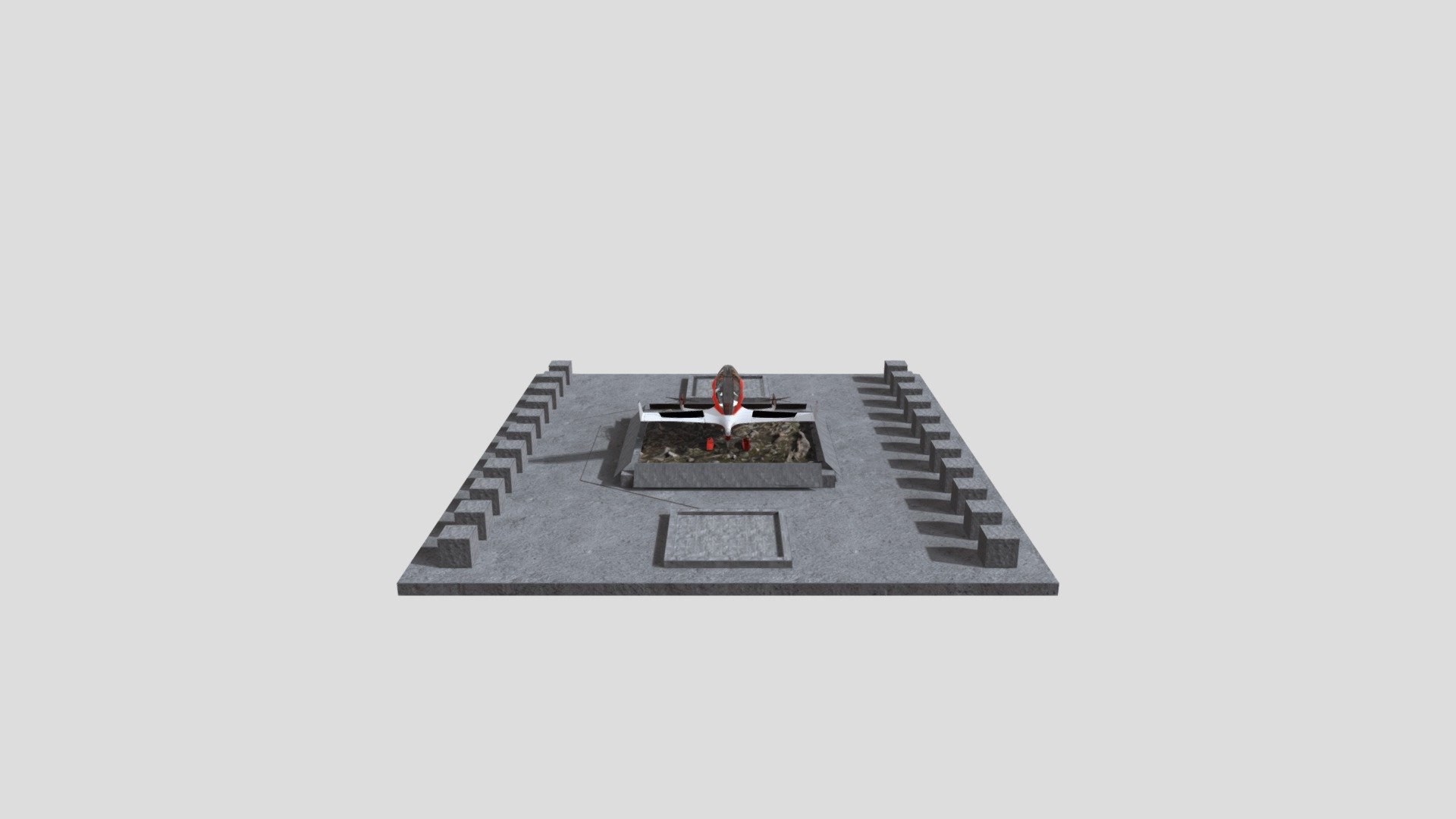 Capstone EVTOL Scene - 3D model by thomas.wiwchar [2fbcf81] - Sketchfab