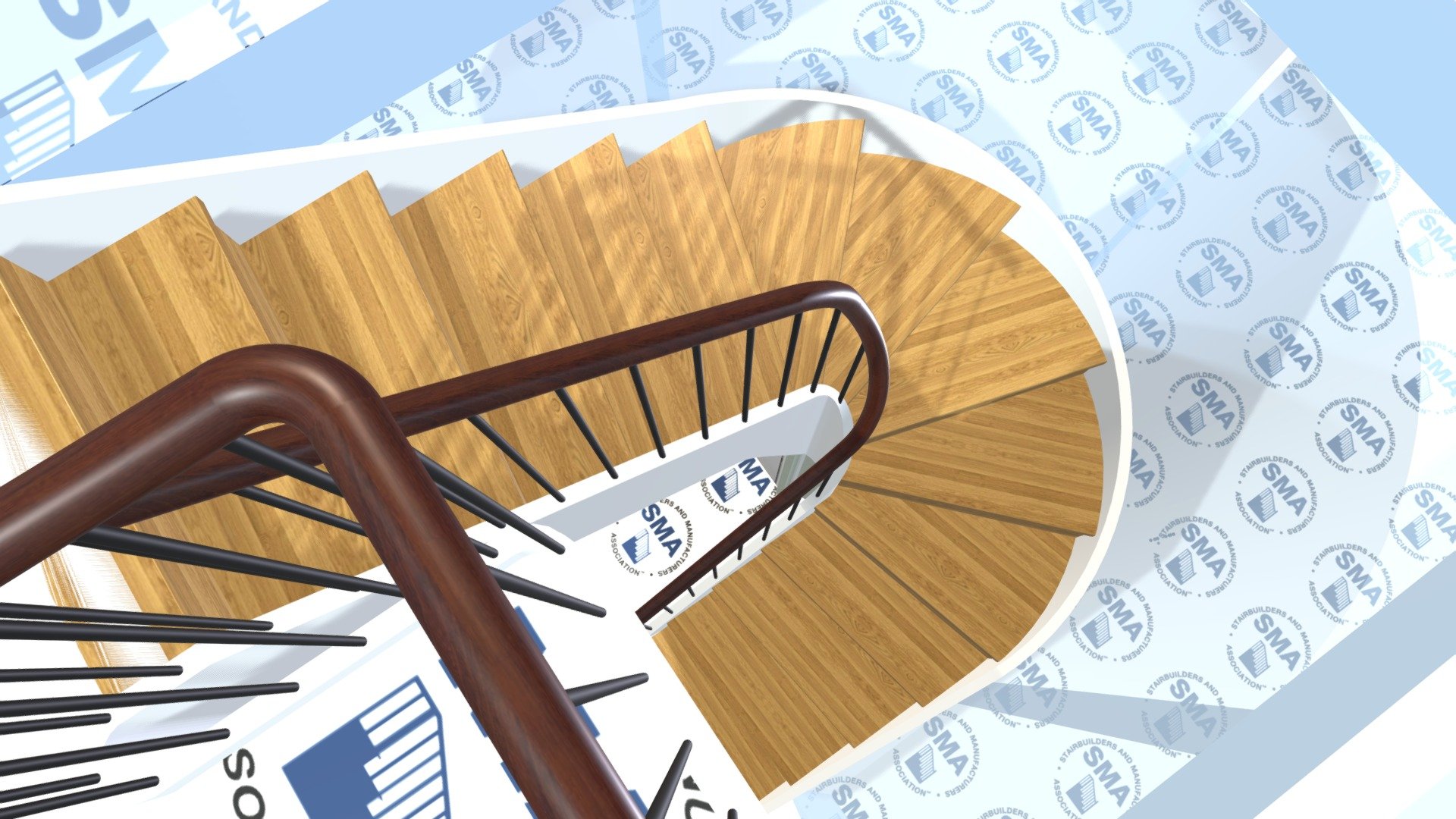 SMA_Tight Spaces_Curved_Balanced Treads - 3D model by 3D Software for ...