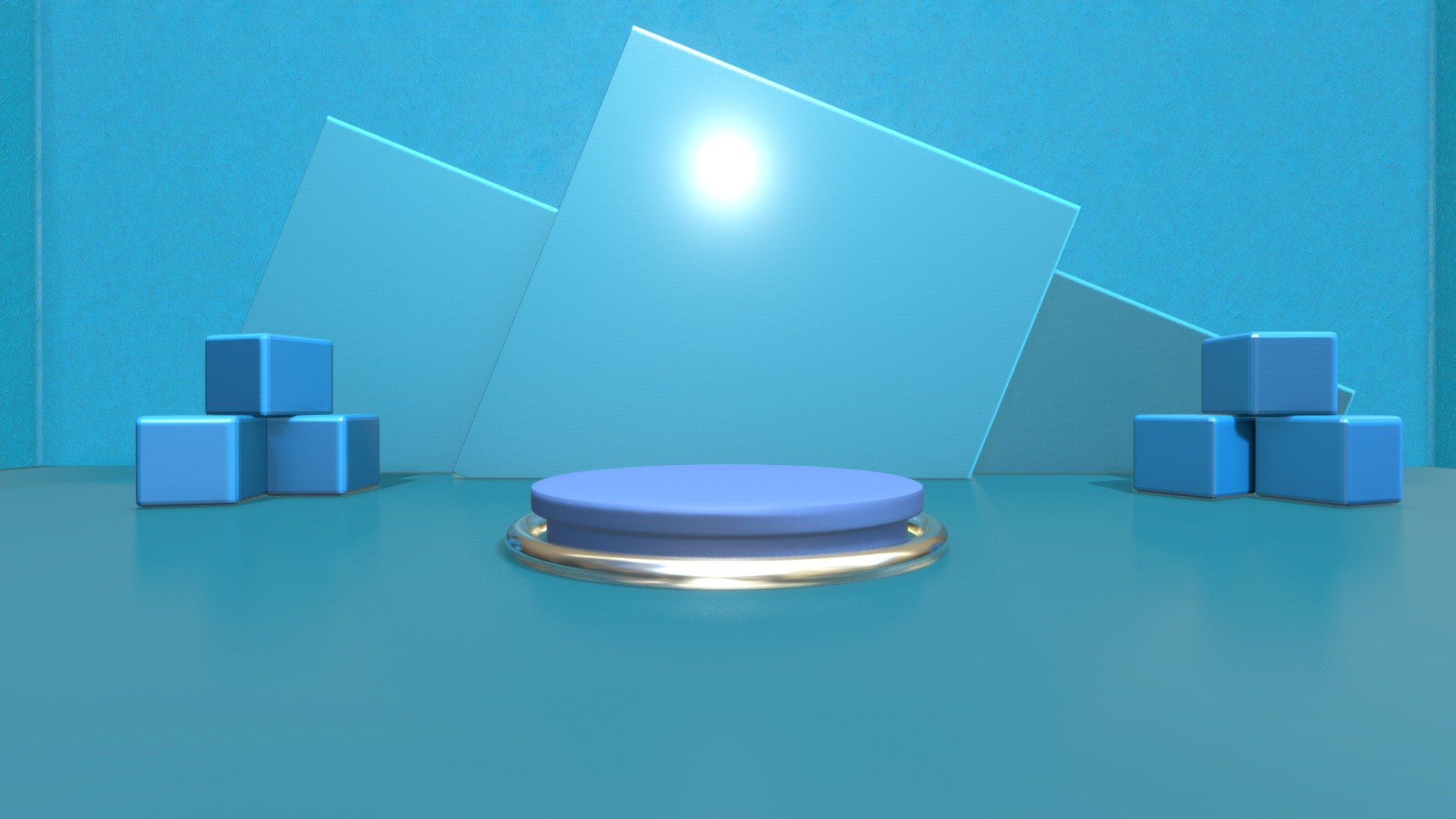 Blue Showcase - Download Free 3D model by R-LAB (@rakshaan) [2fbe4c8 ...