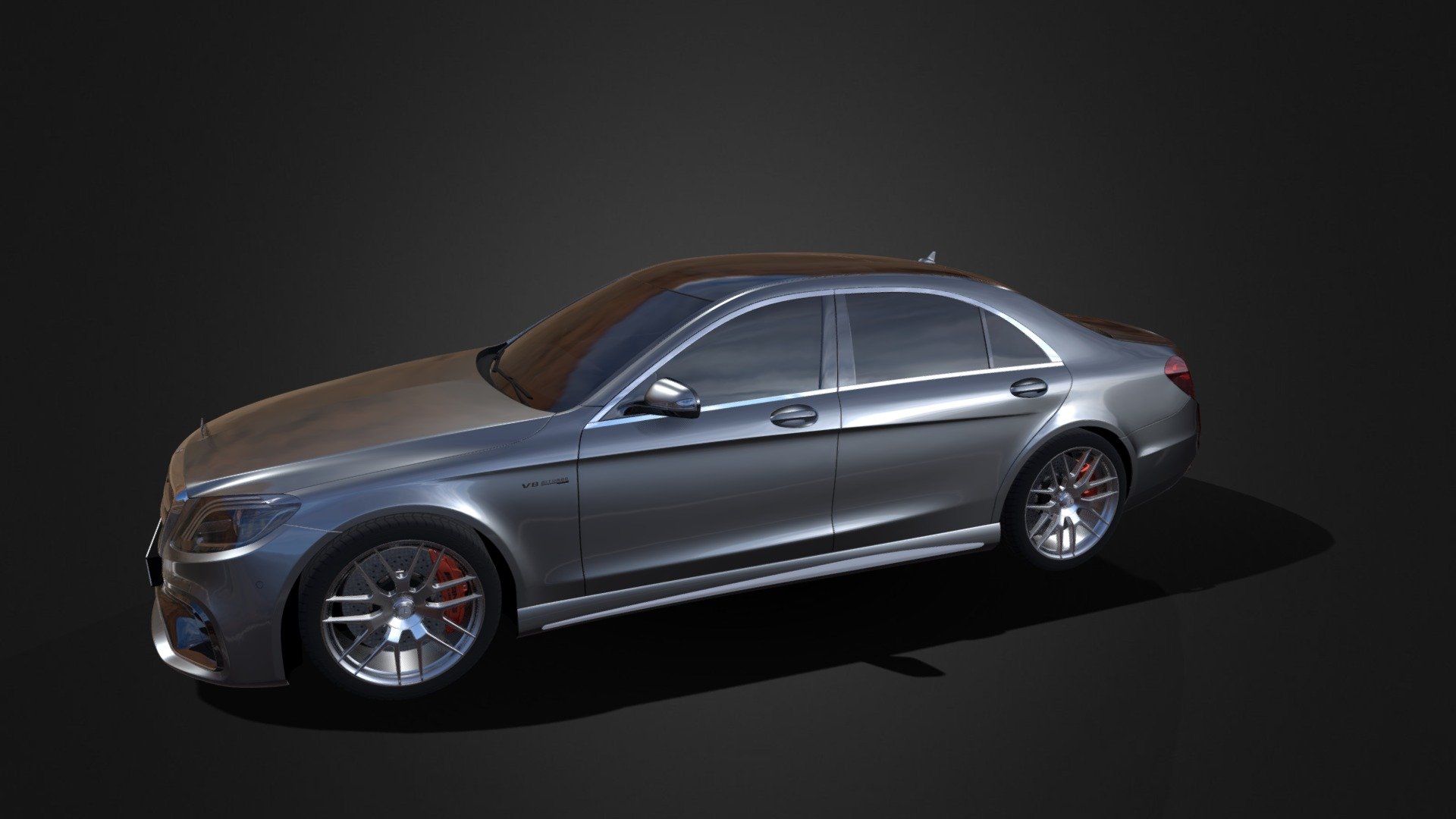 Mercedes-Benz S63 AMG 2018 | W222 | Silber II - 3D model by paul_safko ...